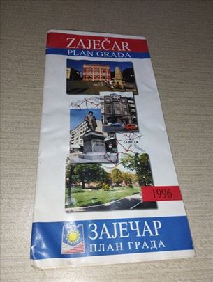 Zajecar plan grada iz 1996