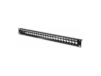 Patch panel sa 24 slota - bez modula Digitus crn