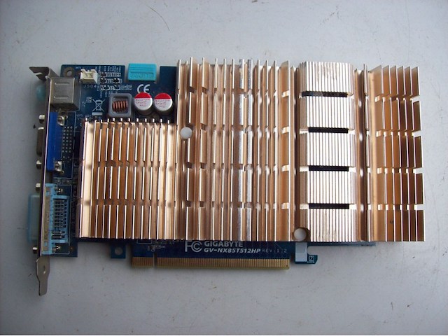 Gigabyte Nvidia GF 8500 GT,512mb ddr2 - 128 bit.,pci-e.