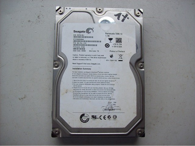 1 TB Seagate 3.5 inca sata III ,ST31000528AS