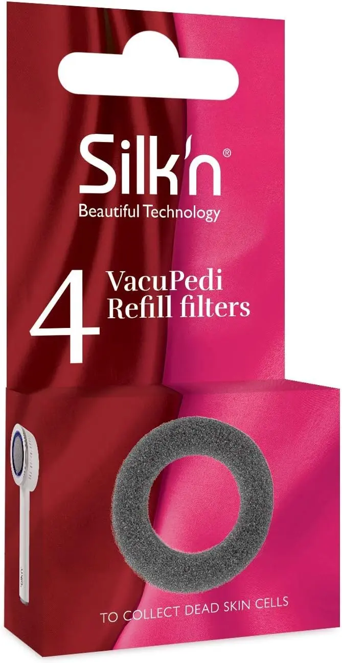 Silk'n VacuPedi Filter za odstranjivač kalusa, Refill, 4 komada