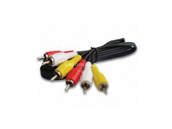 Xwave 3RCA na 3RCA 1,5m Audio-Video Kabl M-M/1x video+2x mono audio konektori