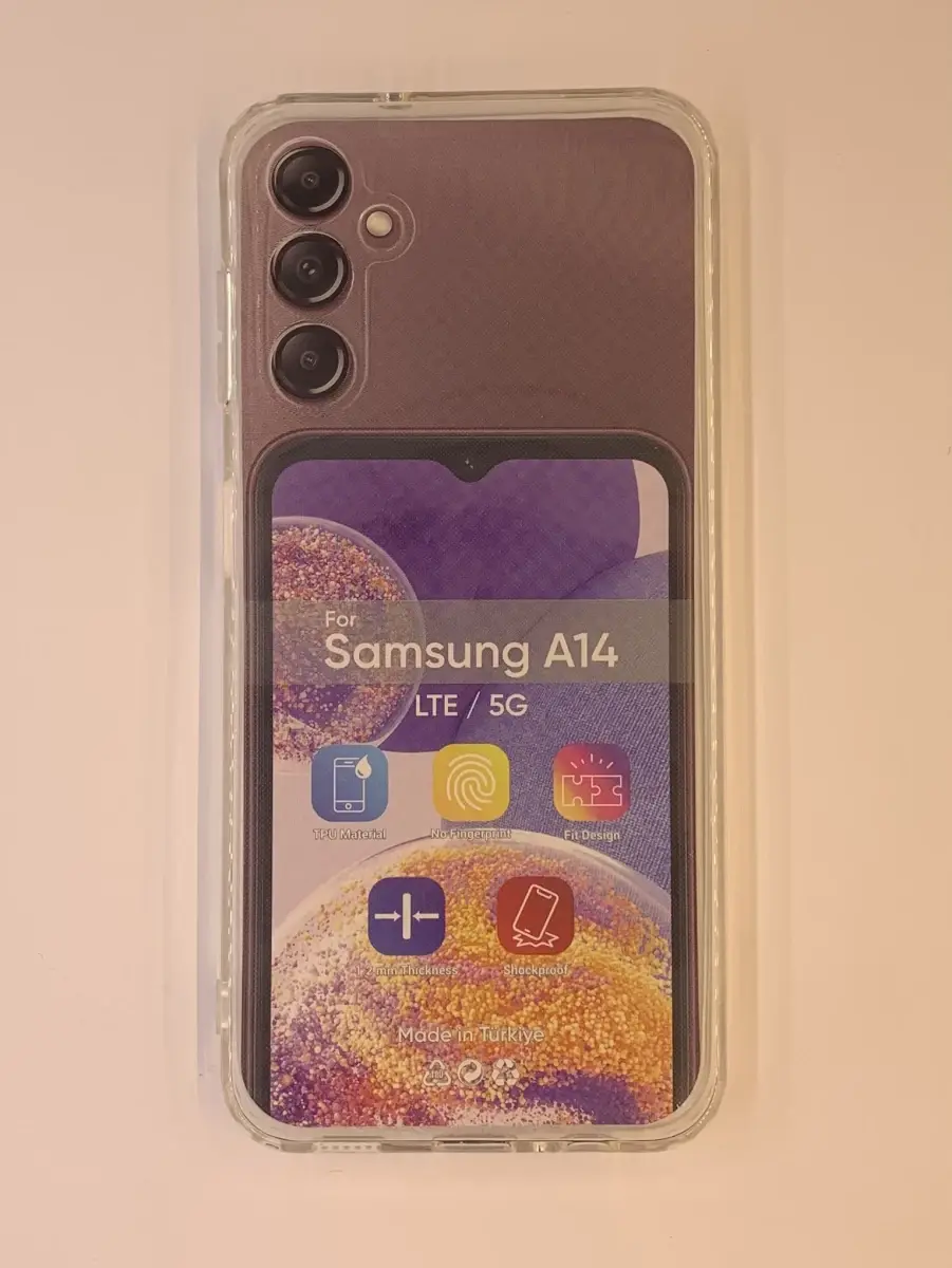 Maska za mobilni telefon Samsung A14, Providna