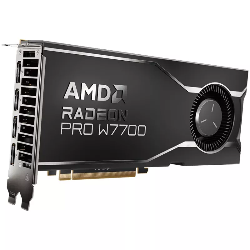 AMD Radeon PRO W7700 16GB GDDR6 256bit, 56.54TFLOPS, 18Gbps, 4x DP 2.1,