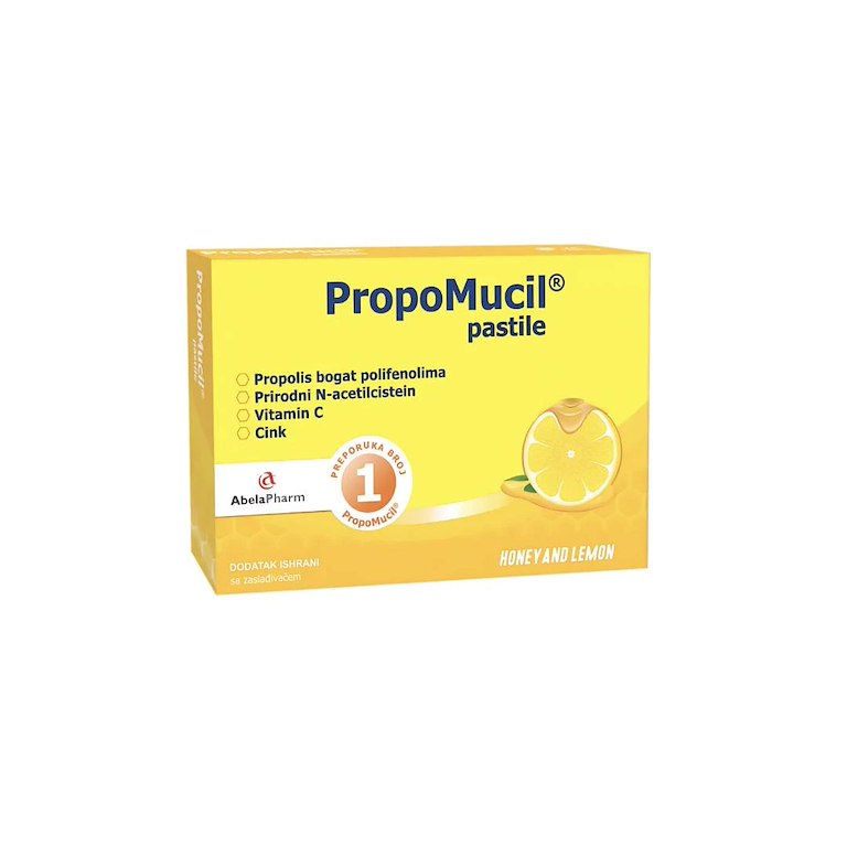 PropoMucil® Pastile Med i Limun 12 Pastila