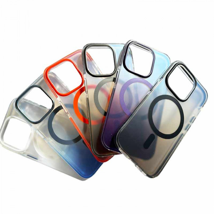 Futrola hard case Partner magnetic hologram PVC za Iphone 14 bela