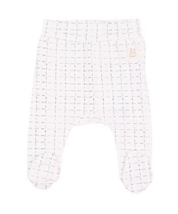 Just Kiddin pantalonice sa stopicama za dečake 0-3 meseca Local Food White - 17000327