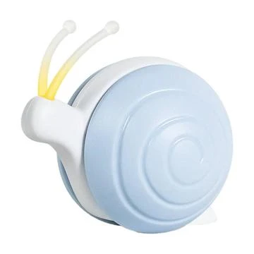 CHEERBLE WICKED SNAIL INTERACTIVE CAT TOY - BLUE