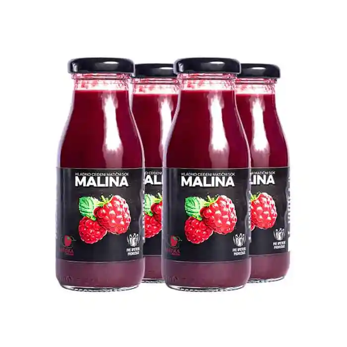 Matični sokić MALINA 4x200ml