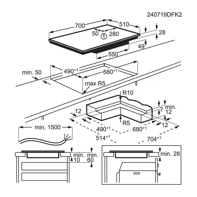 AEG indukciona ploča IKE74441IB