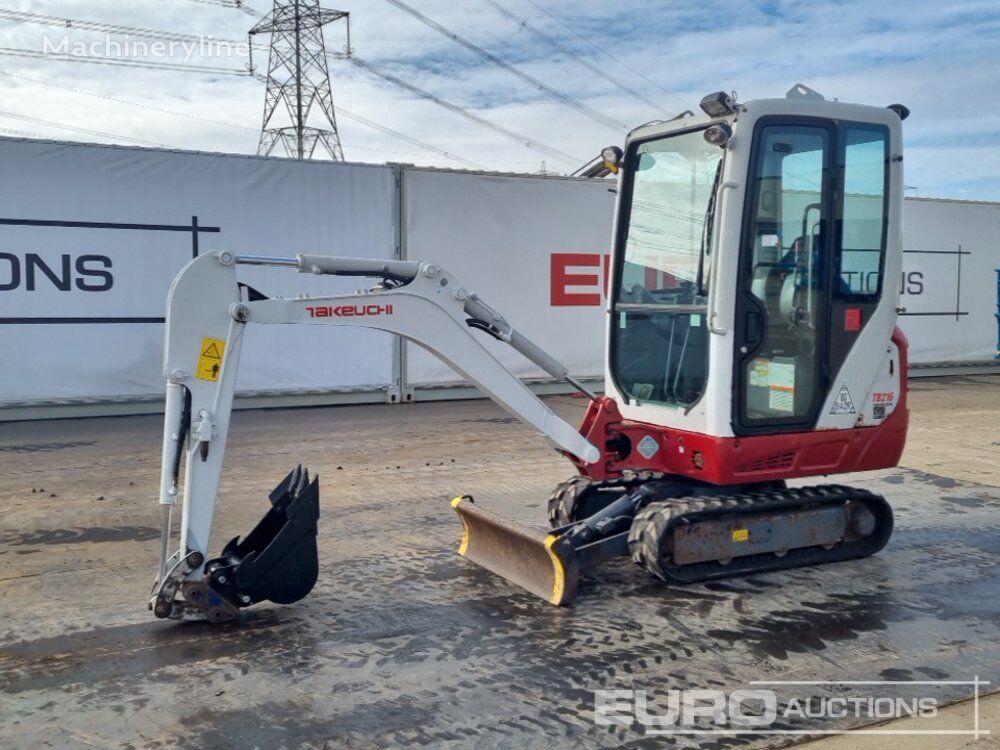 Prodaje se Takeuchi TB216 mini bager na aukciji