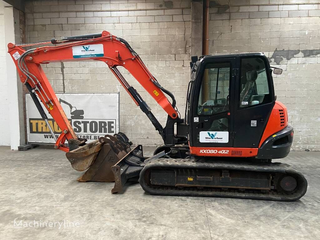 Kubota KX080-4 mini bager