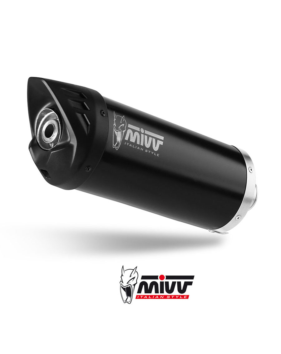 MIVV auspuh Yamaha X-max 300 crni