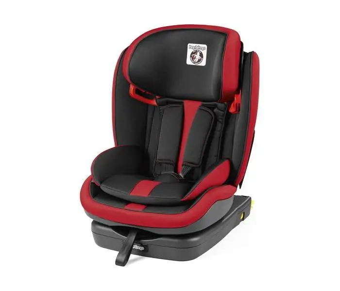 Peg Perego Auto sedište Viaggio 1-2-3 Via Monza, 9-36kg, Crno-crveno