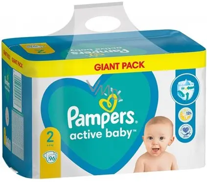 PAMPERS Pelene 4-8kg/96 - 2