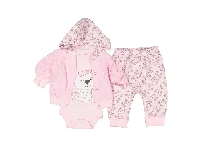 Komplet za bebe 216121, Roze