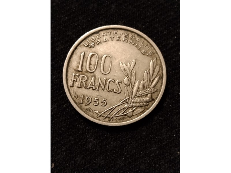 100 franaka 1955 francuska