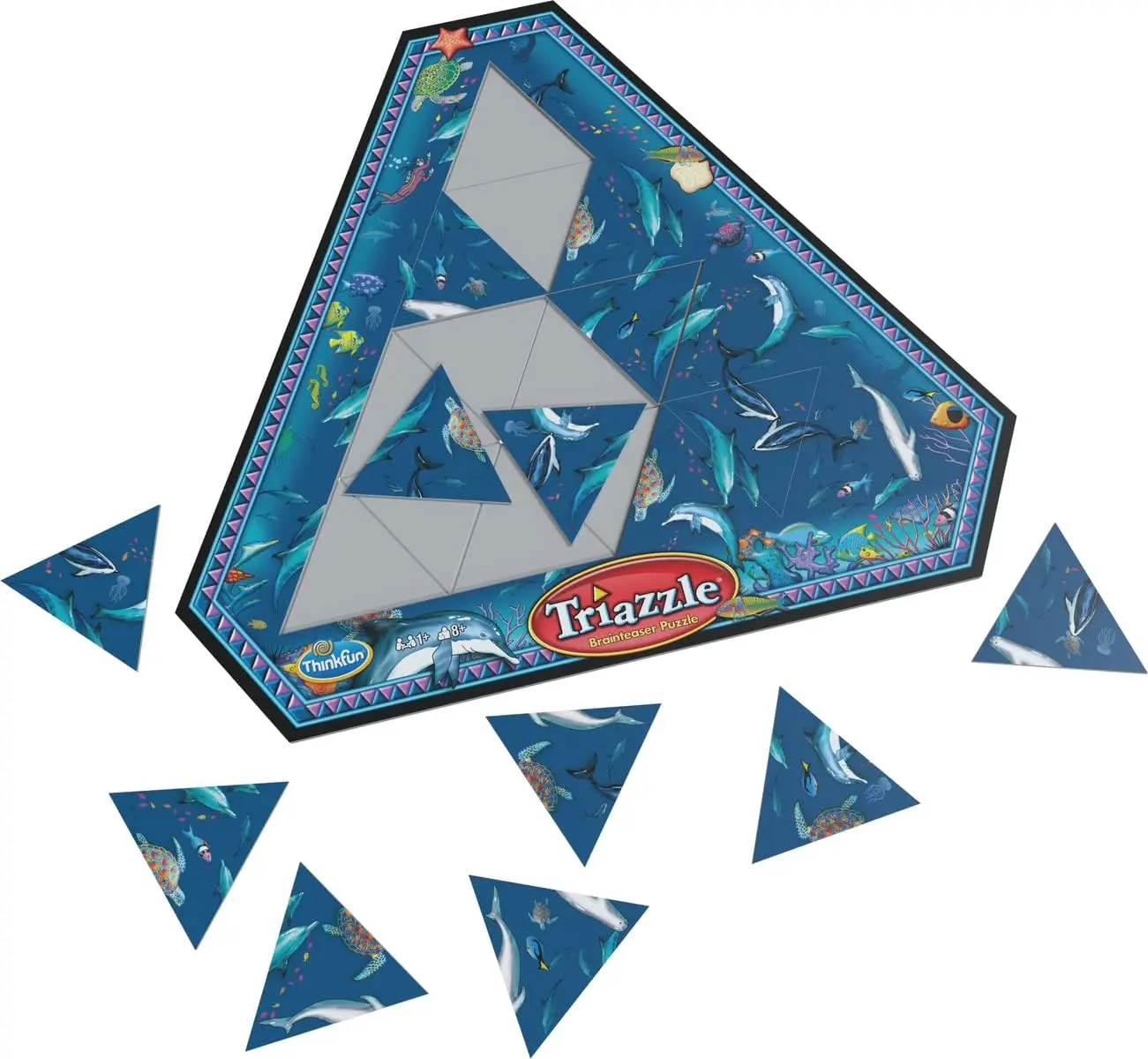 ThinkFun Društvena igra Triazzle, Delfin