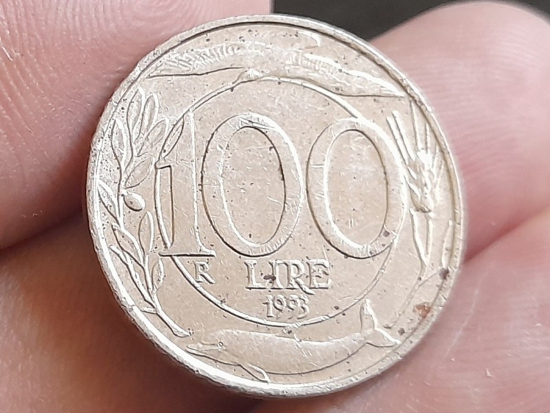 Italija, 100 lira 1993