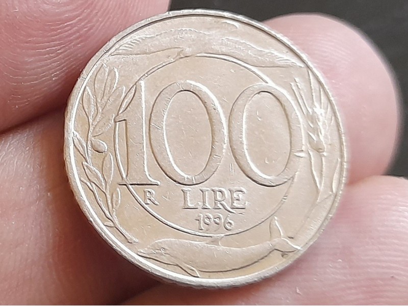 Italija, 100 lira 1996