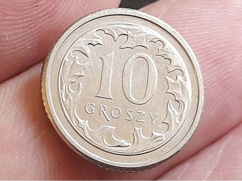 Poljska, 10 grosa 2014