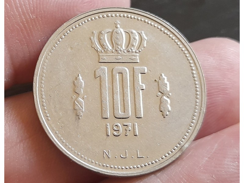 Luksemburg, 10 franaka 1971