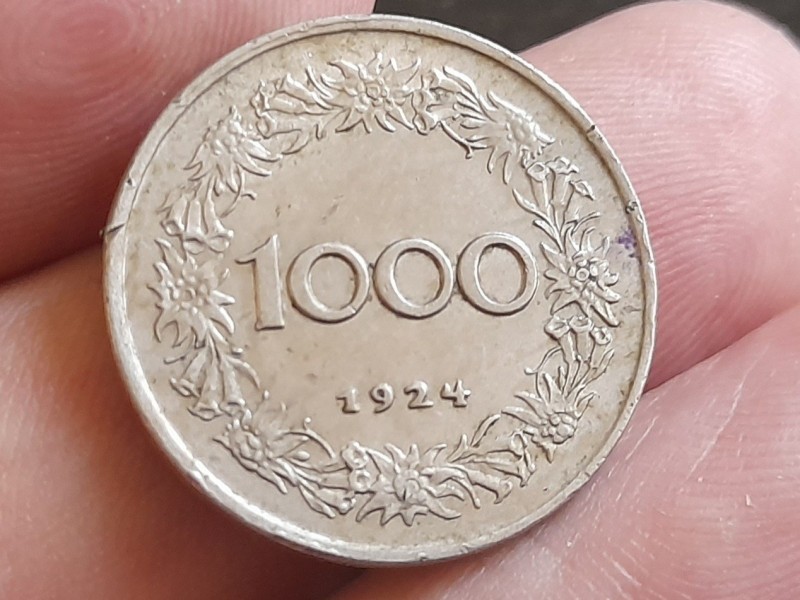 Austrija, 1000 kruna 1924