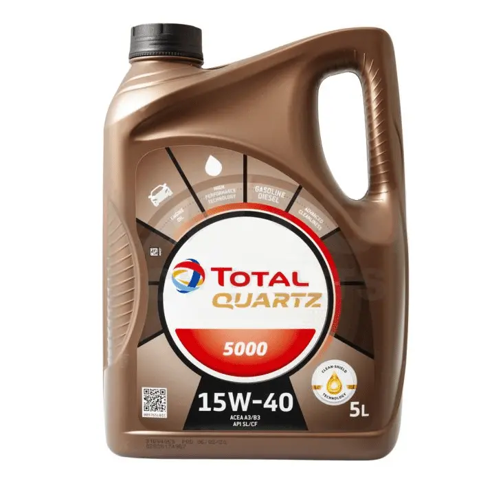 TOTAL Ulje za motor Q5000, 15W-40, 5l