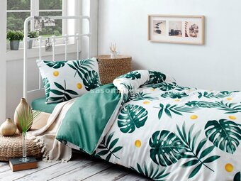 L`ESSENTIEL MAISON Komplet posteljina (160x220) Monstera Green