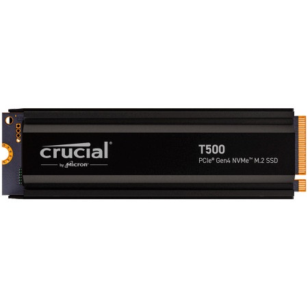 Crucial T500 1TB PCIe Gen4 NVMe M.2 SSD with heatsink ( CT1000T500SSD5 )