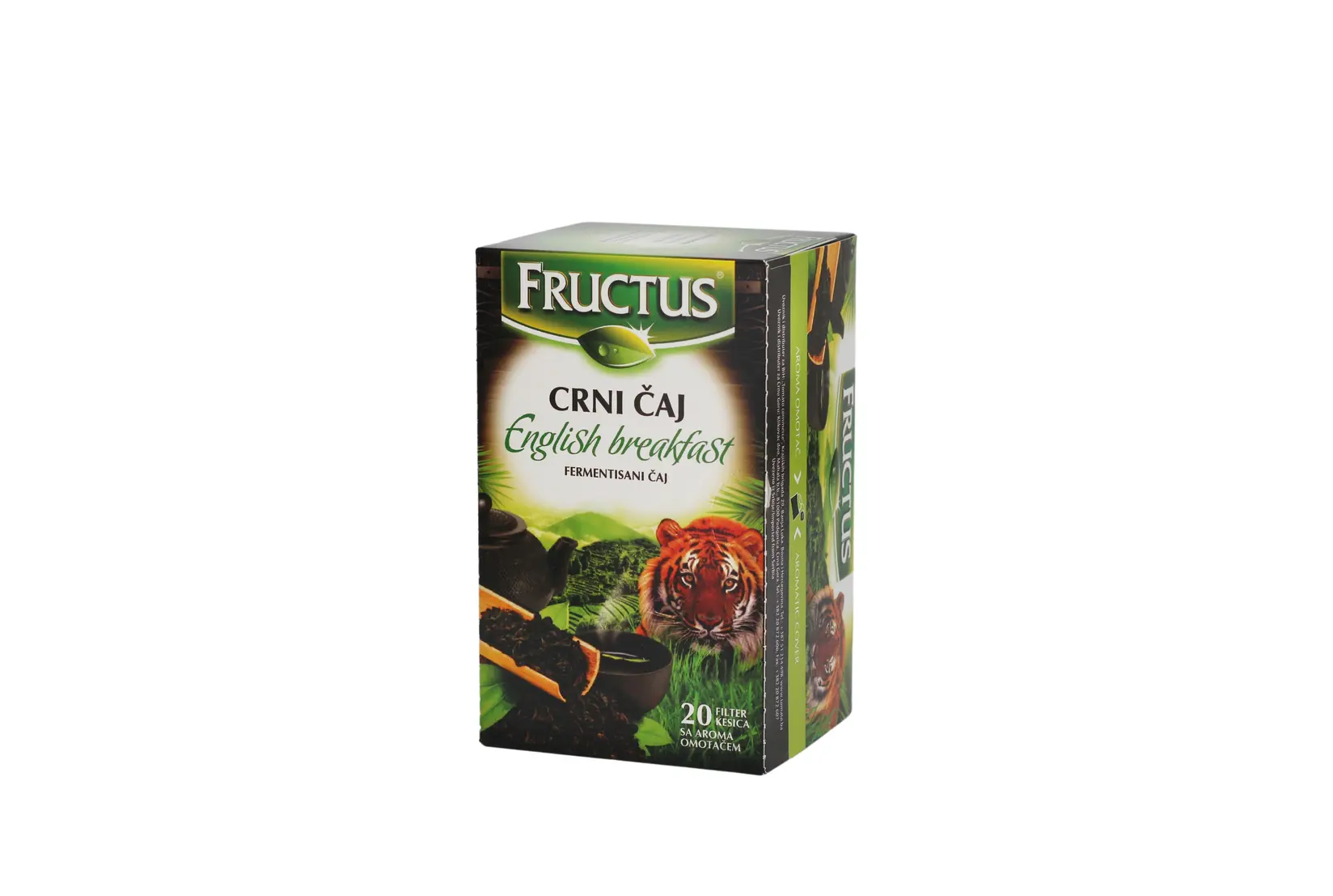 FRUCTUS Crni čaj English breakfast 30g, 20x1.5g