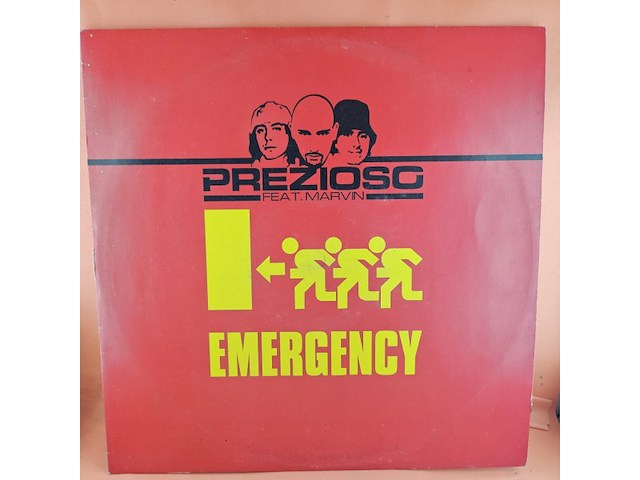 Prezioso Feat. Marvin ‎– Emergency 911. LP, Maxi