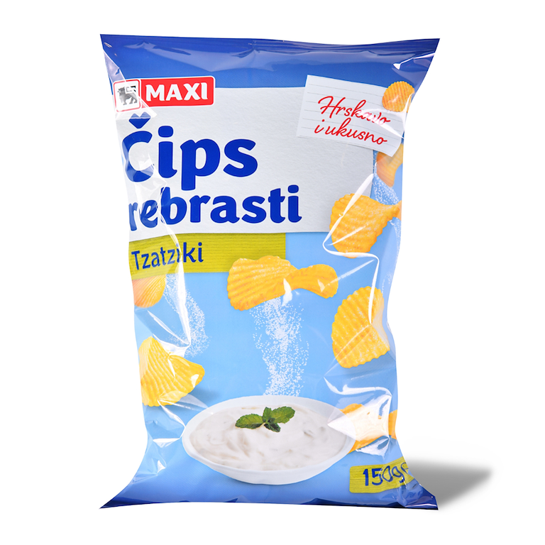 Cips rebrasti tzatziki Maxi 150g