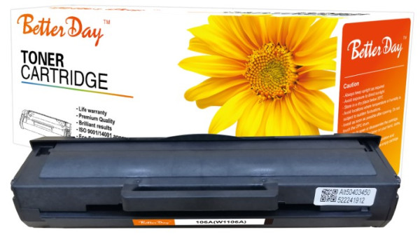 Toner BetterDay W1106A, 106A 107/135 zam. kaseta za HP 1k (sa cipom)