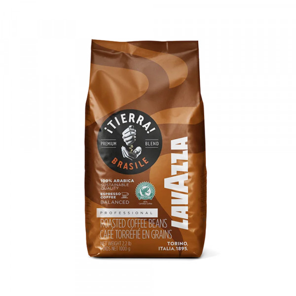 Kafa u zrnu Lavazza Tierra Brazil 100% Arabica 1kg