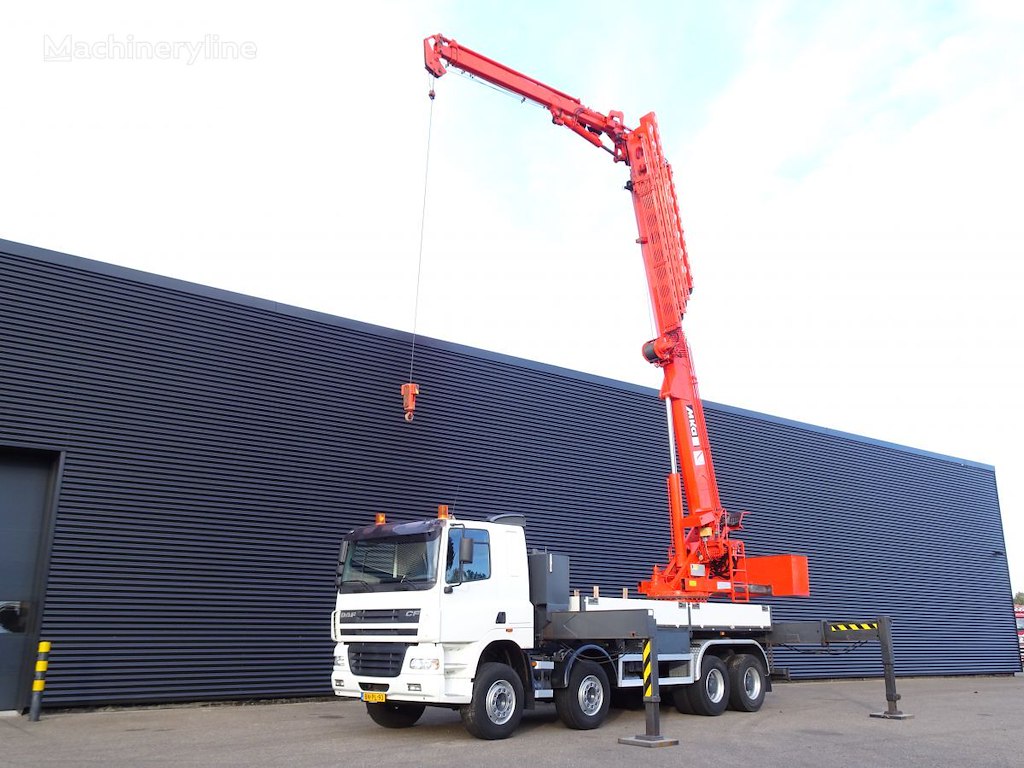 DAF CF 85.380 8x4 / MKG - DACH - ROOF / MONTAGE CRANE / KRAN pokretna dizalica