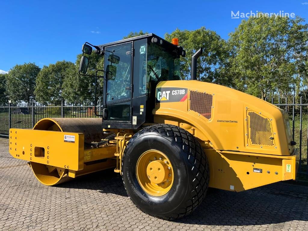 CAT CS 78 B only 1512 hours kompaktor s jednim valjkom