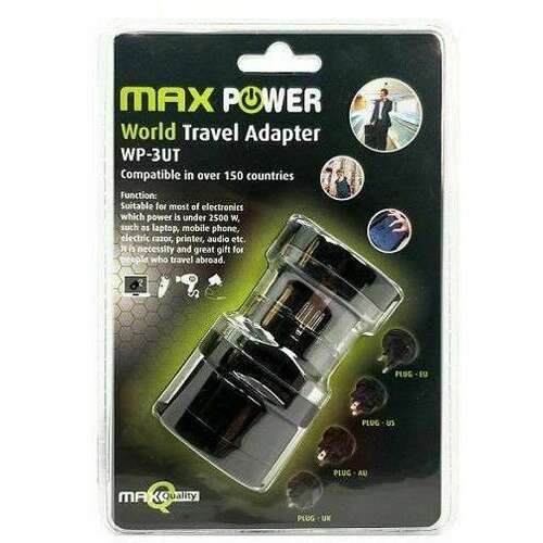 MAX MOBILE MD Univerzalni Putni WP-3UT CRNI