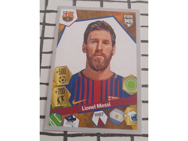 Messi, Fifa 365, Panini, Sličica #190