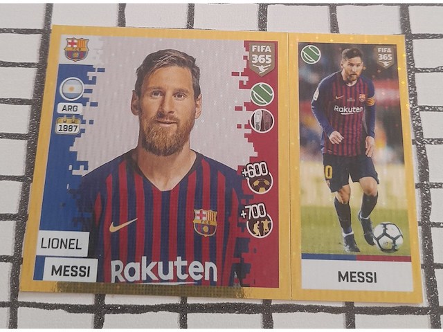 Messi, Fifa 365, Panini, Sličica #72