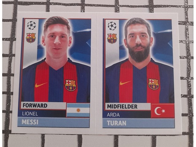 Messi, Liga šampiona 2016/17, Topps