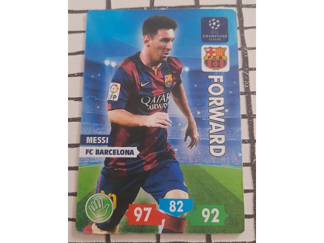 Messi, Liga šampiona, Kartica