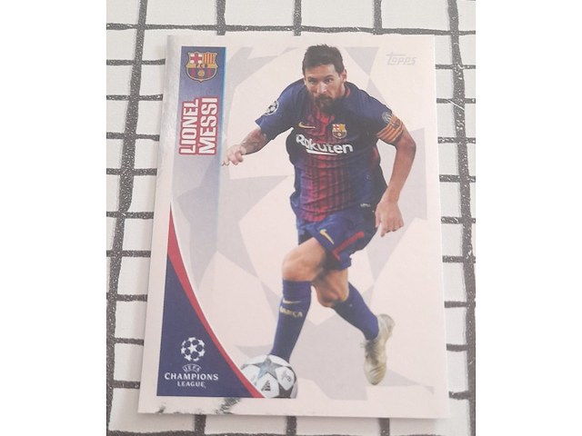 Messi #24, Liga šampiona 2017/18, Panini