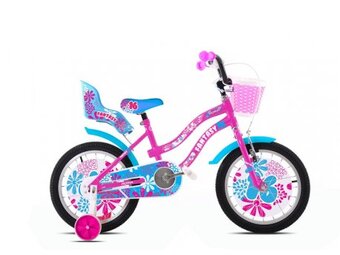 ADRIA BMX 16''HT FANTASY pink-plavo