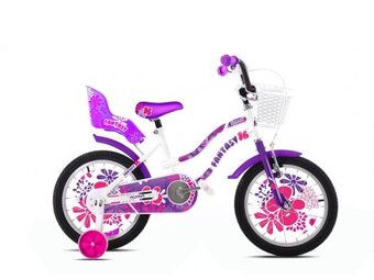 ADRIA BMX 16''HT FANTASY belo-ljubicasta