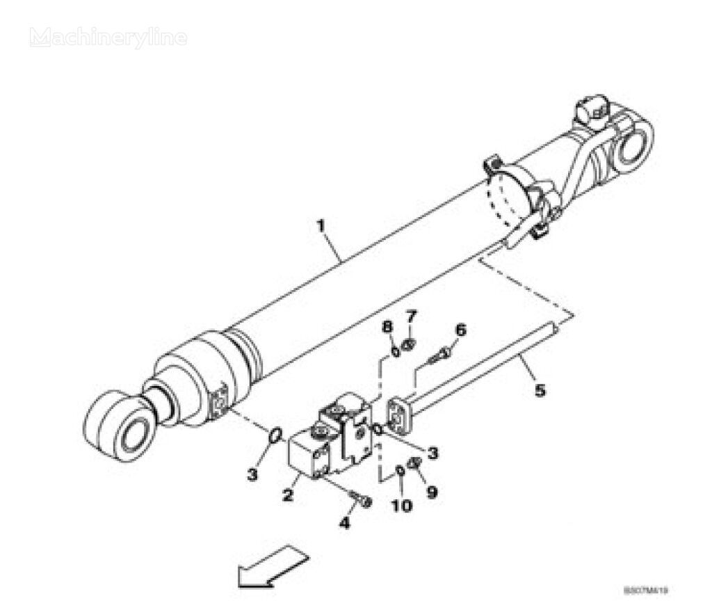 Case KNV1394 KNV1394 hidraulični cilindar za CX130 bagera