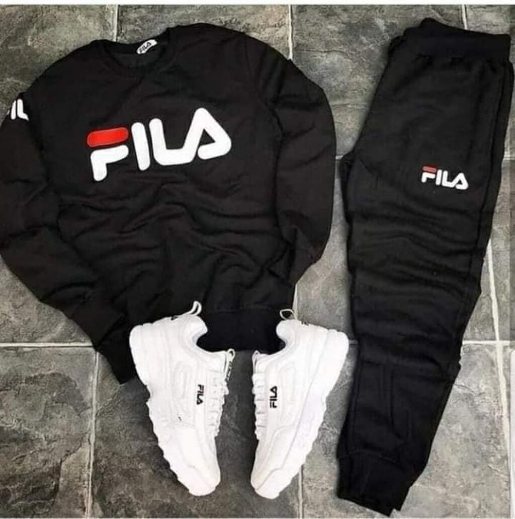 Komplet, 2XL (EU 56), L (EU 52), M (EU 50), Fila, Pamuk