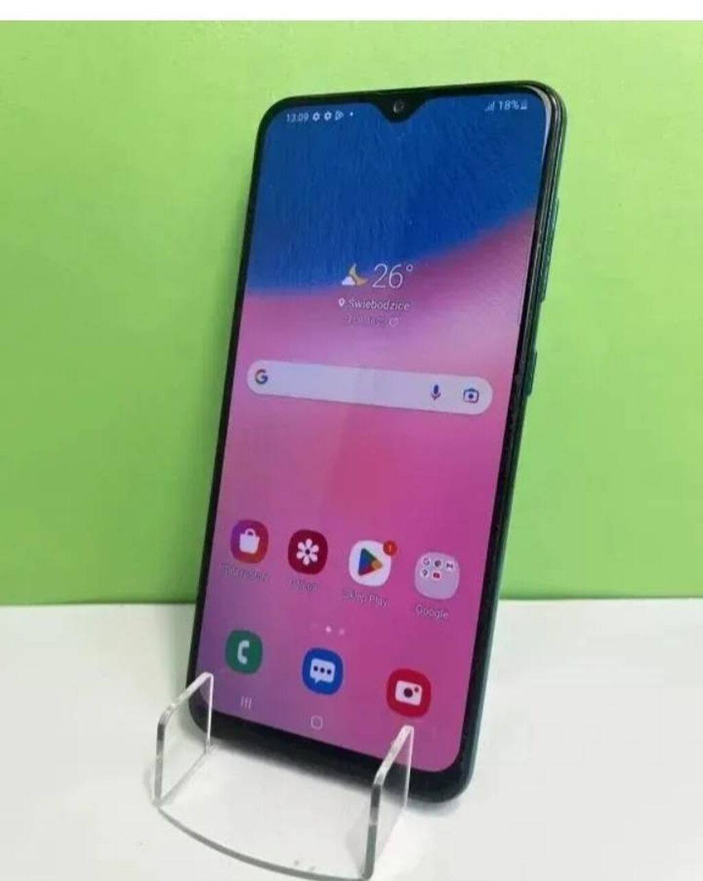 Samsung A30, 64 GB, bоја - Tamnoplava, Otisak prsta