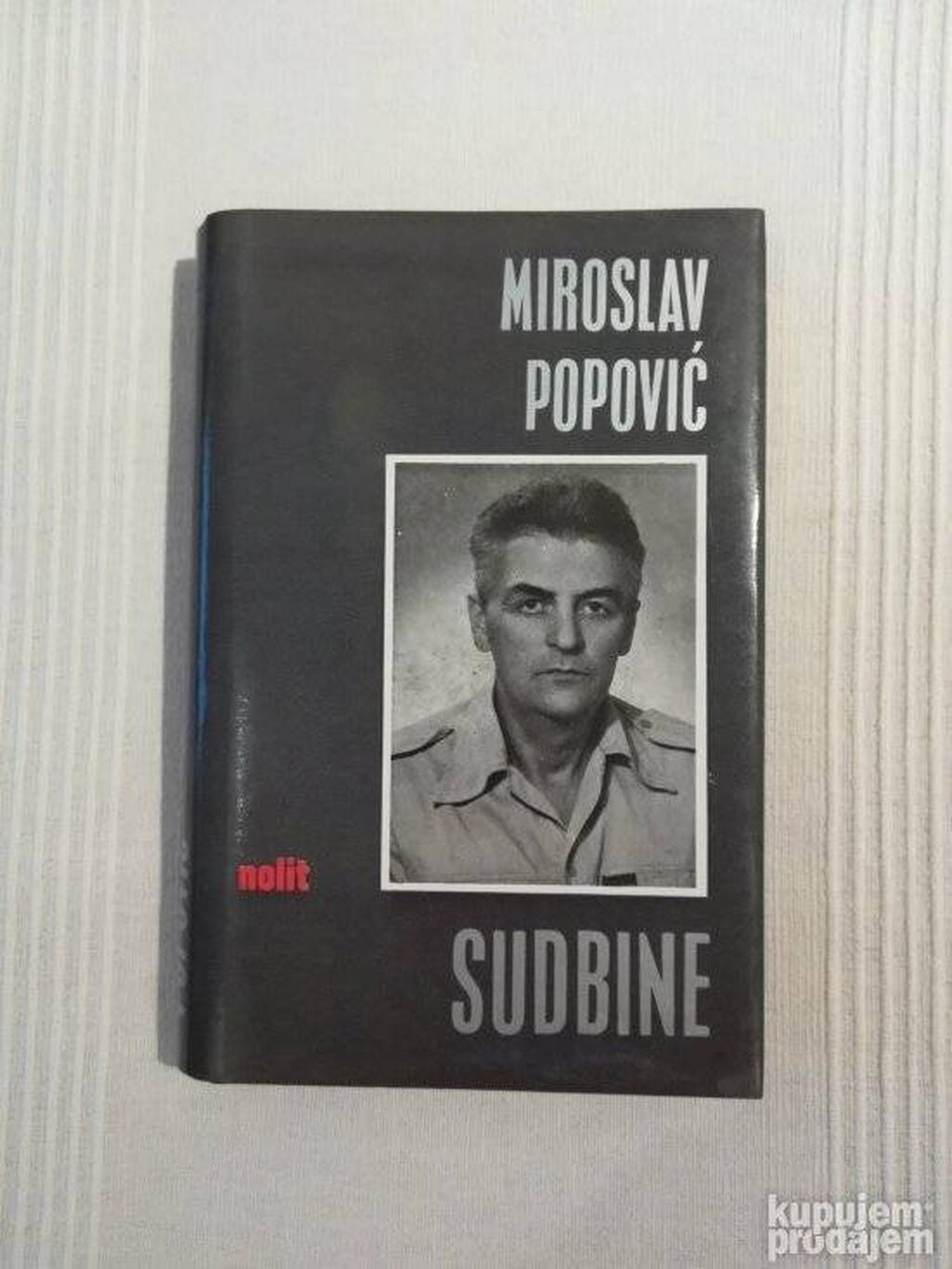 Sudbine - Miroslav Popović Za roman Sudbine, dobio je Nolitovu