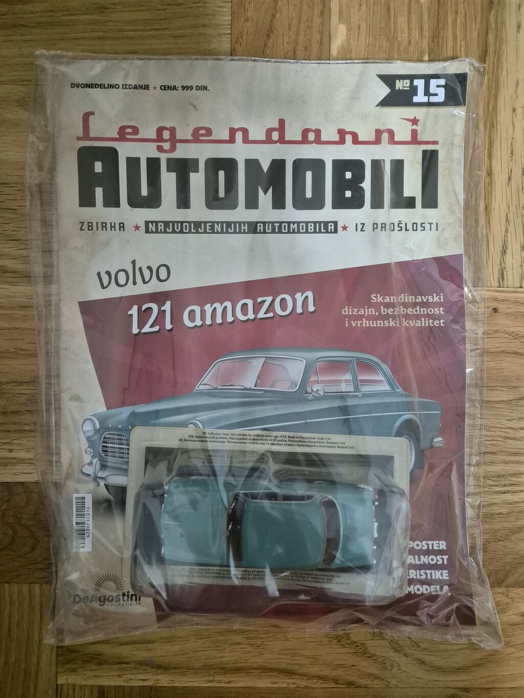 Legendarni  Volvo 121 amazon u razmeri 1:43. Potpuno nov, neotpakovan